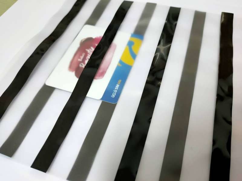 Ukuran Khusus Magnetic Stripe Overlay Dilapisi Tanpa Perubahan Warna ...